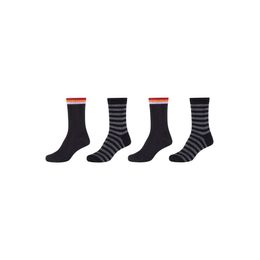 s.Oliver Socken Damen Gr&ouml;&szlig;e 35/38 grau / orange / rot / schwarz