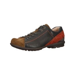 Think! Schn&uuml;rschuh Herren Gr&ouml;&szlig;e 40.5 braun / hellbraun / rot