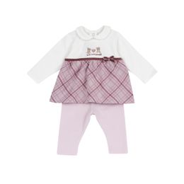 Chicco Set M&auml;dchen Gr&ouml;&szlig;e 80 cyclam / rosa / hellpink / wei&szlig;