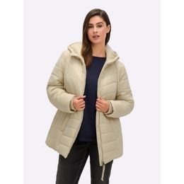 sheego Damen Steppjacke, Braun, Gr. 44, Steppjacken, Material: Polyamid. B&uuml;ndchen: Polyester