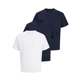Jack & Jones Jack & Jones Shirt 'Cotton Relaxed' Herren Gr&ouml;&szlig;e XXL blaumeliert