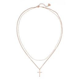 Hey Happiness Kette 'Valor Cross' Herren Gr&ouml;&szlig;e Onesize rosegold