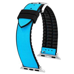 Hirsch Armb&auml;nder Digitaluhr 'Arne for Apple Watch' Damen Gr&ouml;&szlig;e 20 mm t&uuml;rkis