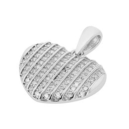 Akzent Anh&auml;nger '"Nevaeh" aus 925 Sterlingsilber, rhodiniert, langlebig' Damen Gr&ouml;&szlig;e One Size silber