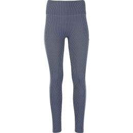 ENDURANCE ATHLECIA Athlecia Sporthose 'Gisaki' Damen Gr&ouml;&szlig;e L/XL dunkelblau / grau