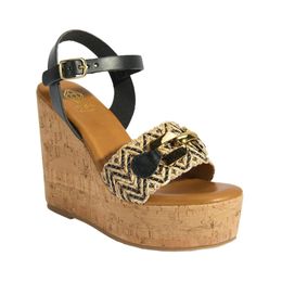 Desa Sandals 'Keilsandalen' female size 40 Black