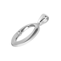 Akzent Anh&auml;nger '"Alejandra" aus 925 Sterlingsilber, rhodiniert, langlebig' Damen Gr&ouml;&szlig;e One Size silber