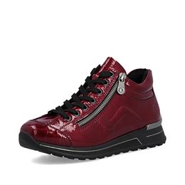 Rieker Sportlicher Schn&uuml;rschuh Damen Gr&ouml;&szlig;e 39 rot Sommerschuhe