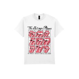 The Rolling Stones Shirt 'Rolling Stones World Greatest Rock n ́Roll Band T-Shirt' Herren Gr&ouml;&szlig;e S wei&szlig;