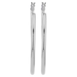 Akzent Ohrringe '"Ninfea" aus 925 Sterlingsilber, rhodiniert, langlebig, &Oslash; 20-50' Damen Gr&ouml;&szlig;e One Size silber