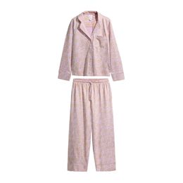 next Pyjama 'Eid' Damen Gr&ouml;&szlig;e XL goldgelb / lavendel Sommerkleid