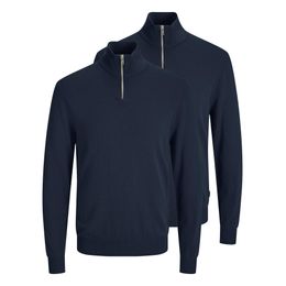 Jack & Jones Jack & Jones Pullover 'Emil Knit' Herren Gr&ouml;&szlig;e S dunkelblau
