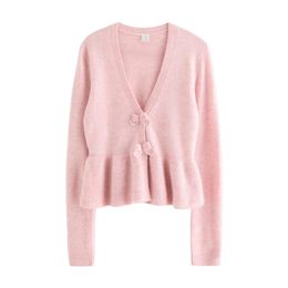 Lindex Strickjacke M&auml;dchen Gr&ouml;&szlig;e 134/140 rosa