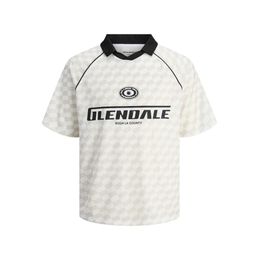 Jack & Jones JACK & JONES Shirt 'JCORETREAT' male size XL Black / White / Off white