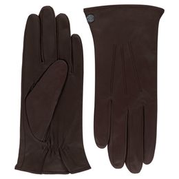 Roeckl Full Finger Gloves 'TALLINN TOUCH' female size L Dark brown