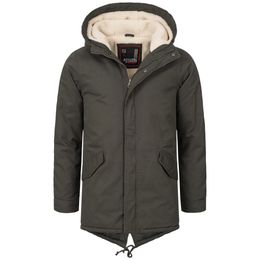 Alessandro Salvarini Winter Parka male size L Dark grey