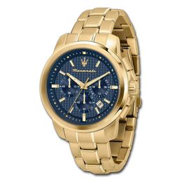 Maserati Analoguhr Herren Gr&ouml;&szlig;e One Size gold