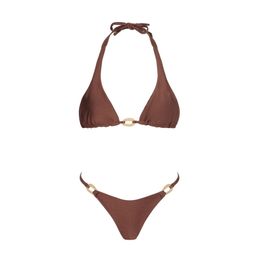 Acuarela Brand Bikini 'Capri Halter' Damen Gr&ouml;&szlig;e M cappuccino