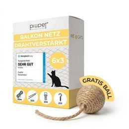 PIUPET Katzennetz drahtverst&auml;rkt