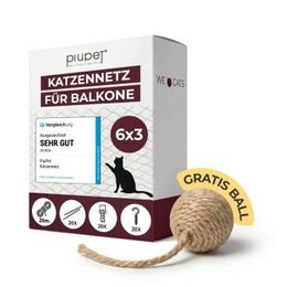 PIUPET Katzennetz transparent