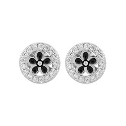 Akzent Ohrringe '"Lucretia" aus 925 Sterlingsilber, rhodiniert, langlebig' Damen Gr&ouml;&szlig;e One Size silber