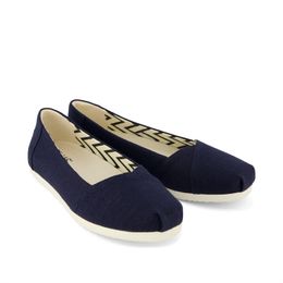 Toms Shoes TOMS Alpargata Ballet Canvas Damen Navy Espadrilles