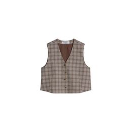 Marc O'polo Denim Weste Damen Gr&ouml;&szlig;e XL braun / dunkelbraun / wei&szlig;
