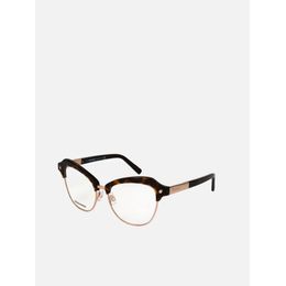Dsquared2 Sunglasses 'Dsquared2 DQ5152 Dark havana 53/16/140 WOMAN Eyewear Frame' female size 53 Brown