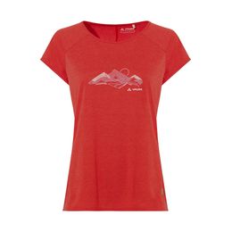 Vaude Funktionsshirt 'Tekoa II' Damen Gr&ouml;&szlig;e M rosa / rot / wei&szlig;