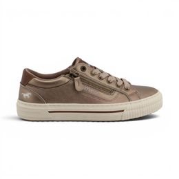 Mustang Damen Golden Faux Leather Trainer Sneaker Freizeitschuhe &ndash; M0112011