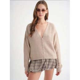 MixRay Knit Cardigan 'Strickjacken' female size S/M Beige
