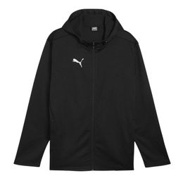 Puma - "TeamFinal" Trainingsjacke f&uuml;r Herren (Schwarz/Silber)