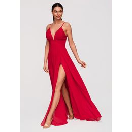 Ombre Abendkleid Damen Gr&ouml;&szlig;e 38 rot Sommerkleid