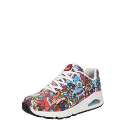 Skechers Sneaker 'Uno' Damen Gr&ouml;&szlig;e 38.5 blau / gelb / rosa / rot Sommerschuhe