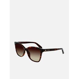 Calvin Klein Sonnenbrille Damen Gr&ouml;&szlig;e 55 braun