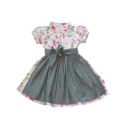 Mogo Kleid 'Rosenhorn' M&auml;dchen Gr&ouml;&szlig;e 122/128 gr&uuml;n