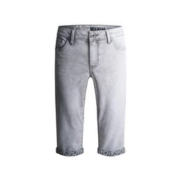 SOCCX Capri Jeans RO:MY Regular Fit Damen Gr&ouml;&szlig;e 34 grau