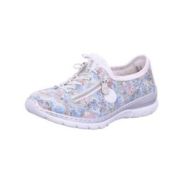 Rieker Sneakers 'Schn&uuml;rschuh Damen L3252-91 Echtleder in blau' female size 39 Blue