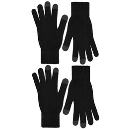 Normani Fingerhandschuhe Herren Gr&ouml;&szlig;e S/M dunkelgrau / schwarz