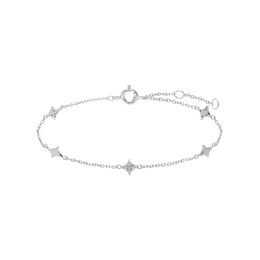 Lucardi Armband 'Modernes Basic' Damen Gr&ouml;&szlig;e Onesize silber