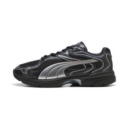 Puma Sneaker 'Extos' Herren Gr&ouml;&szlig;e 39 schwarz / silber Sommerschuhe