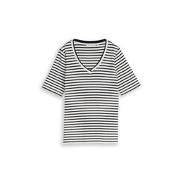 Tom Tailor T-Shirt Damen Gr&ouml;&szlig;e XL schwarz / wei&szlig;