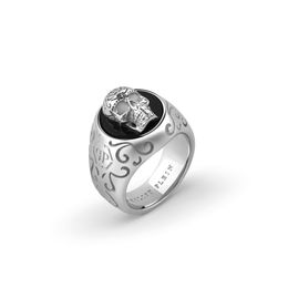Philipp Plein Jewellery Ring 'Plein Elite' Herren Gr&ouml;&szlig;e 66 silber