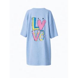 Worldclassca Oversizeshirt Damen Gr&ouml;&szlig;e S/L pastellblau