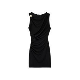 KOTON Kleid Damen Gr&ouml;&szlig;e 44 schwarz Sommerkleid