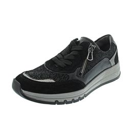 Waldl&auml;ufer Sportlicher Schn&uuml;rschuh Damen Gr&ouml;&szlig;e 39.5 anthrazit / schwarz / silber Sommerschuhe