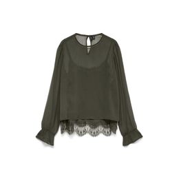 V&eacute;ro Moda Vero Moda Bluse 'VMLalie' Damen Gr&ouml;&szlig;e L dunkelgr&uuml;n