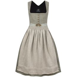 Stockerpoint Dirndl 'Tilda' Damen Gr&ouml;&szlig;e 34 greige / oliv