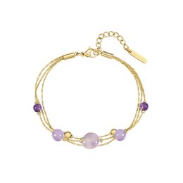 Eastside Armband Damen Gr&ouml;&szlig;e One Size goldgelb / helllila