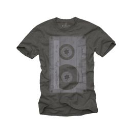 Makaya Shirt 'Tape' Herren Gr&ouml;&szlig;e L grau
